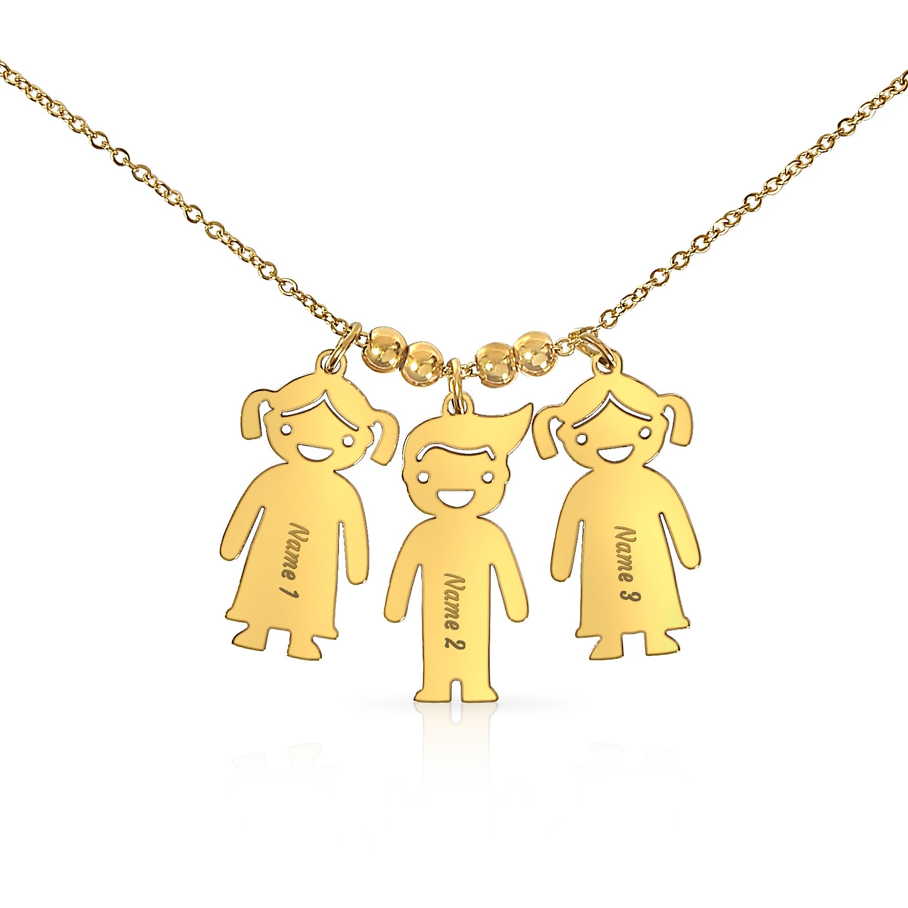 HeartScriptions - Engraved Kid Charm Necklace – Heart + Soul Expressions